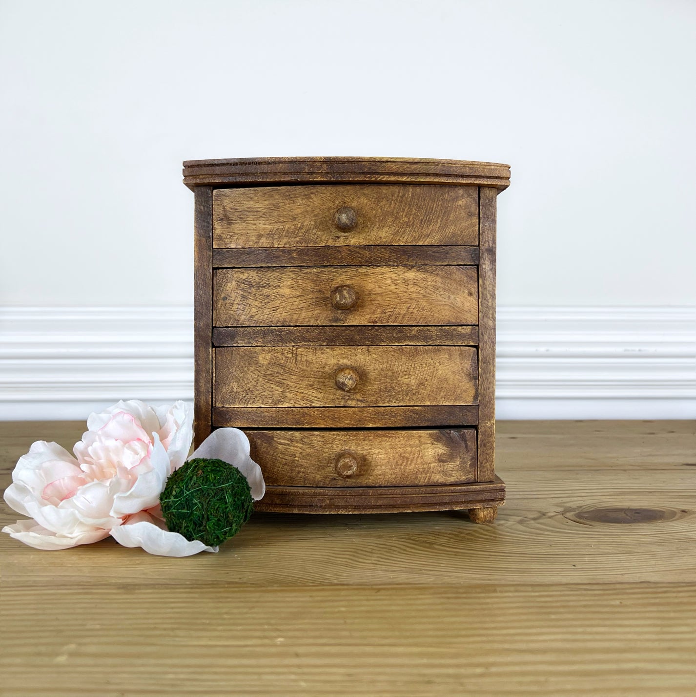 Antique Tabletop Drawers Apothecary Cabinet | Small Vintage Drawers ...